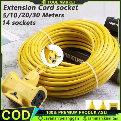 Jual 30m Mtr Kabel Ekstensi 1 5 Mm Cable Extension Sambungan Kabel Perlengkapan Perangkat
