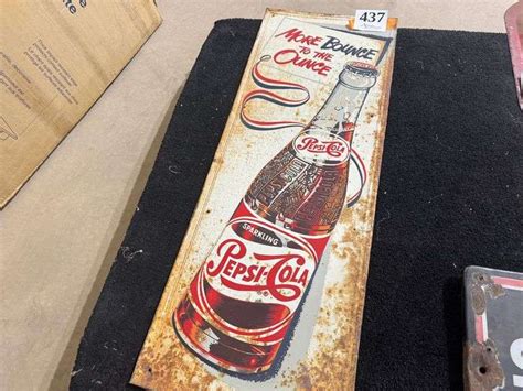 Vintage Pepsi Cola Sign Assiter Auctioneers