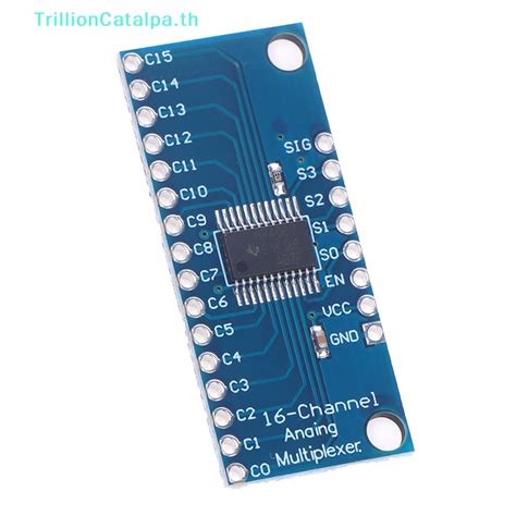 Trillioncatalpa Arduino บอร์ดโมดูลดิจิทัล 74hc4067 Cd74hc4067 16 ช่อง