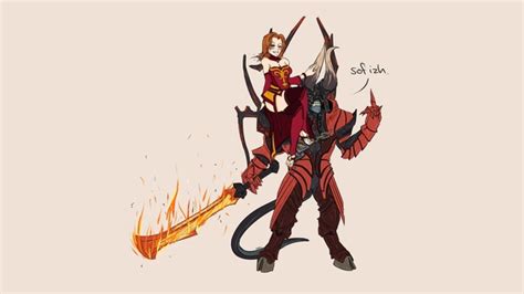 Lina Dota 2 Fan Art
