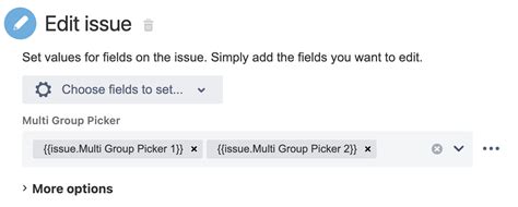 Automation For Jira Various Methods To Update A Group Picker Multiple Groups Field
