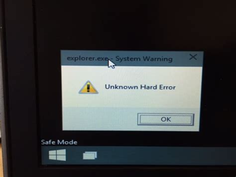 Unknown Hard Error Windows 10 Forums