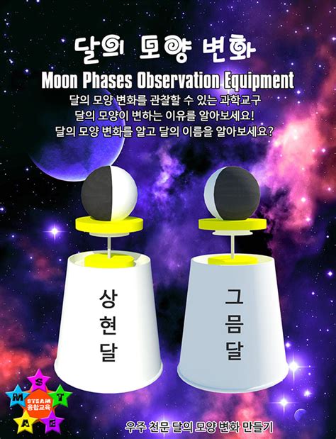 달의모양 달모양 모양변화 달의이름 달모양이름 달의명칭 관찰 창작 실험 만들기 교구 키트 스팀사이언스 스팀과학 네이버 블로그
