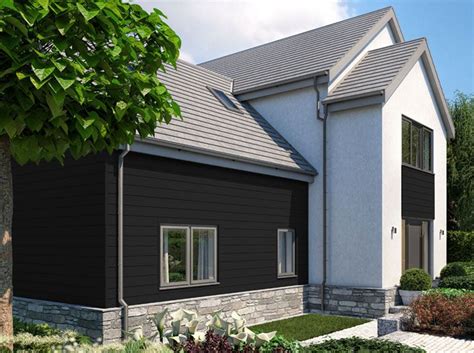 Cladco Fibre Cement Exterior Wall Cladding Boards Black 366m