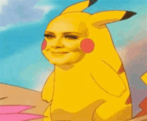 Pokemon Funny Anime Pikachu Shocked Face 