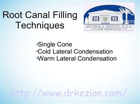 Root Canal Filling Techniques