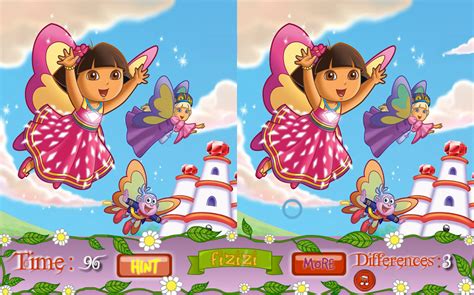 Dora Differences Play Online On Flash Museum 🕹️