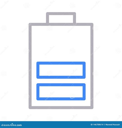 Accumulator Thin Line Color Vector Icon Stock Vector Illustration Of Icon Apps 146708614