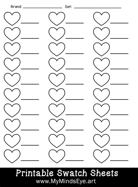 Best 12 168 Color Marker Set By Touch Migo Swatch Card Printable