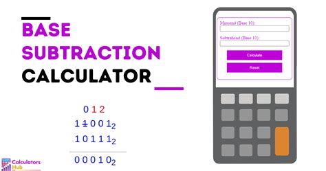 Base Subtraction Calculator Online