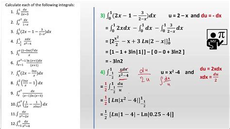 Antiderivative Exercises Grade 12 Youtube