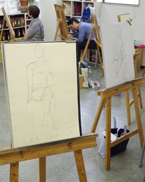 夏のワークショップ《ヌード・クロッキー会》 絵画教室アトリエ・ピッコロ