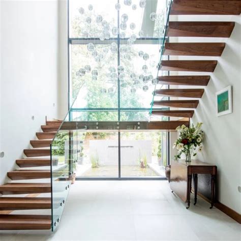 Ace Railing Design Steel Stairs Rails Kit Modern Floating Staircase