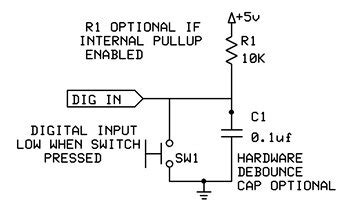 Help Using Internal Pullup Resistor For Multi Buttons Programming