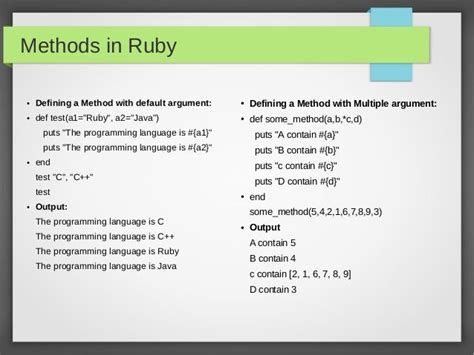 Ruby Basics By Rafiq