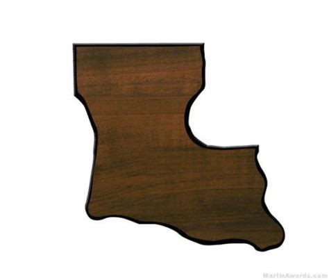 Louisiana State Shaped Plaque Martin Awards