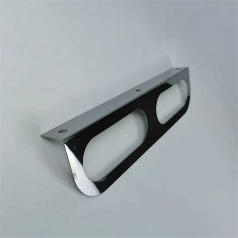 Dual Oval Truck Light Mounting Bracket Stainless Steel Dump Trailer