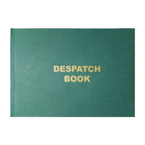 Hard Cover Despatch Book W297 D210mm 2q Notelita Delcity Ltd