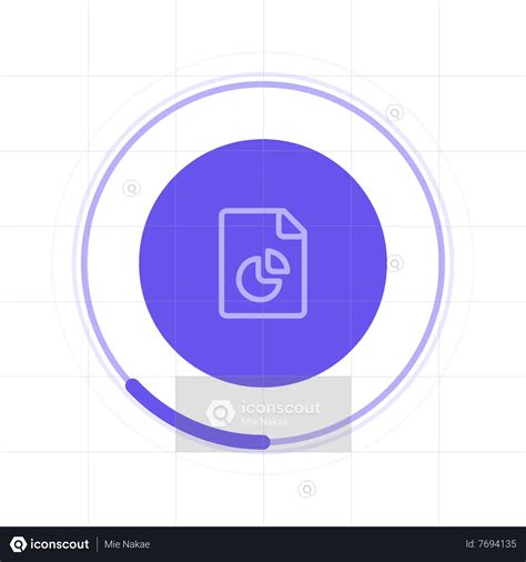 Loading Pie Chart Document Animated Icon Download In Json Lottie Or