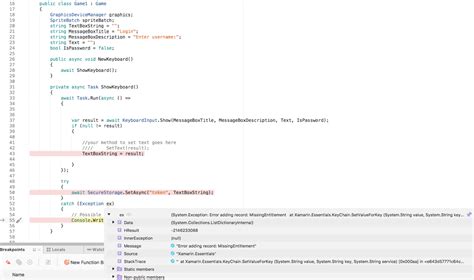 Xamarin Forms I Get An Error Message When I Use Xamarin Essentials