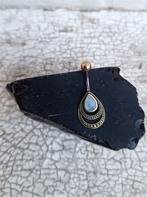 Navel Button Ringsbelly Rin Belly Barabalone Shell Belly Piercinghypoallergenicgold Color