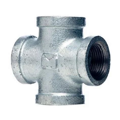 Galvanized Iron Gi Cross Tee For Plumbing Size 1x12 At ₹ 50piece
