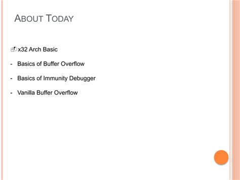 Buffer Overflow Ppt