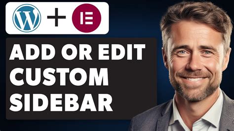 How To Add Or Edit A Custom Sidebar In WordPress Using Elementor Plugin