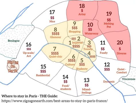 [파리여행 꿀팁]파리와 일드프랑스 구별 주요명소 치안 및 숙소 위치 추천 구역 1~20구 과 존 1~6존 네이버 블로그
