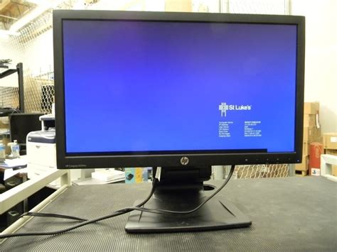 HP Compaq LA X Inch WLED Backlit LCD Monitor With Cables Auction