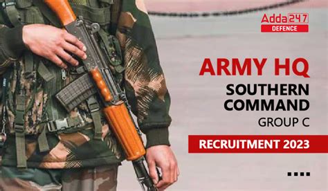 Army HQ Southern Command Group C Recruitment Notification