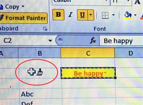 Knowledge Maker How To Copy Cell S Format In Excel Format Painter