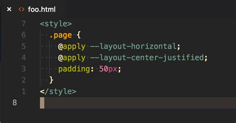 Css Apply Rules Are Marked As Errors Issue Mjbvz Vscode Lit