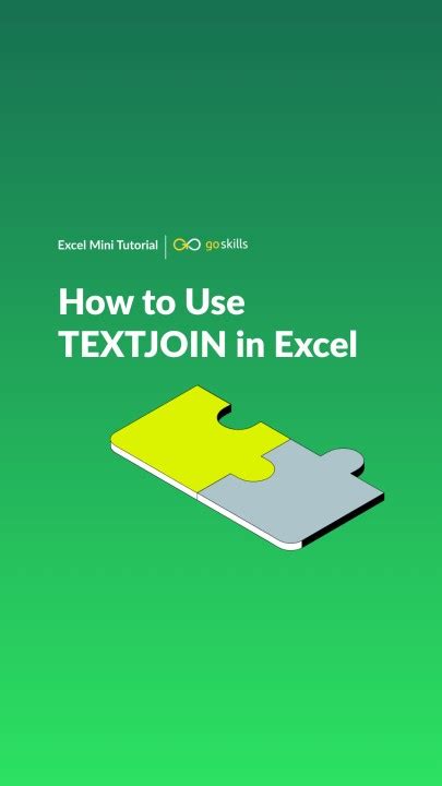 Learn Microsoft Excel On Linkedin How To Use Textjoin In Excel 🔗