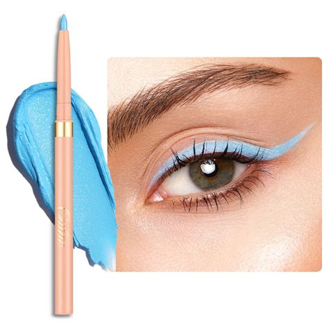 Oulac Blue Eyeliner Pencil Waterproof Retractable Eye