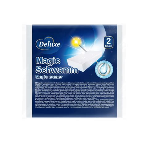 ᐉ Губка меламінова Deluxe Magic Schwamm 2 шт 10985242 • Краща ціна в Києві Україні • Купити