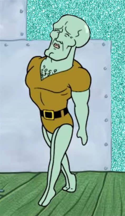 Squidward Handsome Face