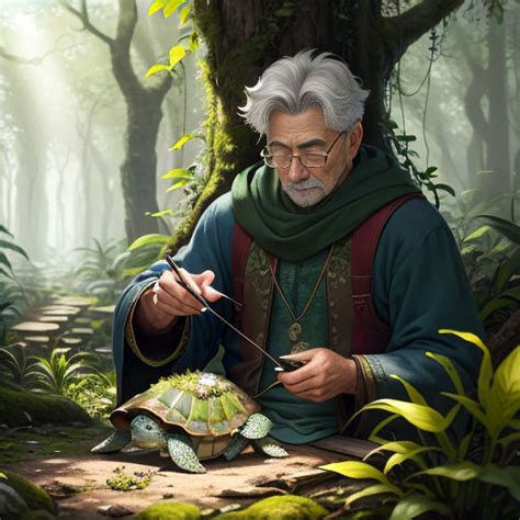 The Wise Turtle And The Needle And Thread