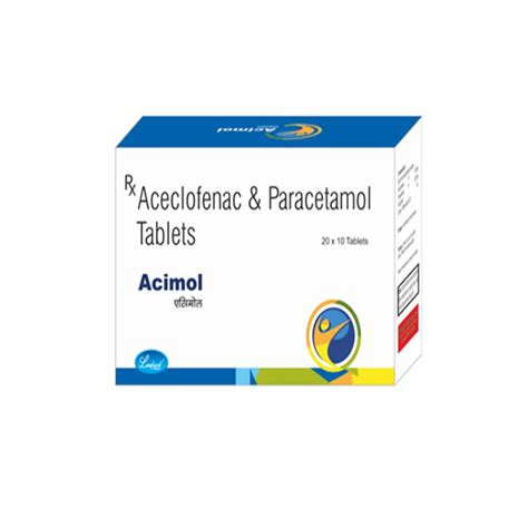 Acimol Aceclofenac Tablet At Rs 600 Box New Items In Nagpur Id 2855252282455
