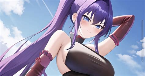 Picso 紫髪ツインテールの女の子 イツキのイラスト Pixiv