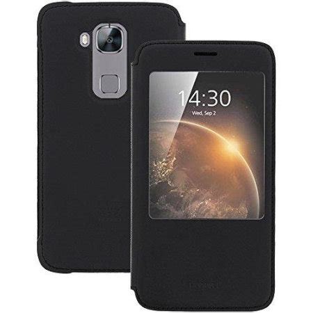 Official Huawei G8 View Flip Cover Case Black
