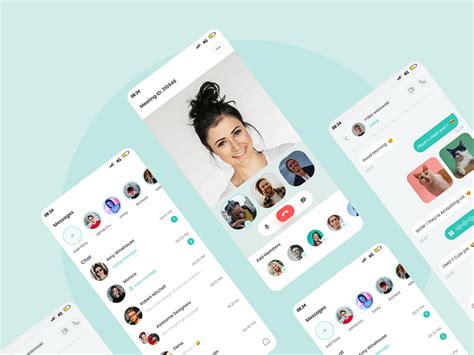 Chat Mobile App By Ghazalehuiux On Dribbble