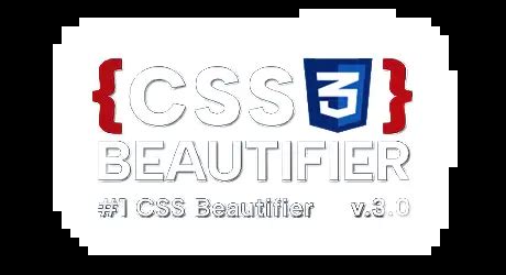 Css Beautifier To Beautify Css Code Online