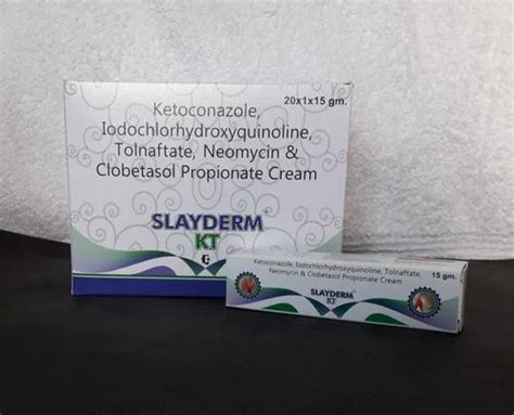 Ketoconazole Iodochlorhydroxyquinoline Tolnaftate Neomycin Clobetasol