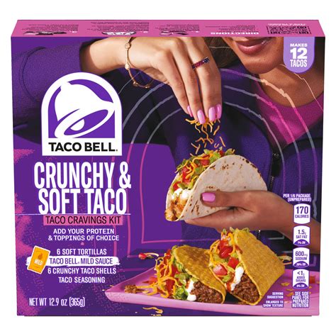 Taco Bell Crunchy And Soft Taco Cravings Kit