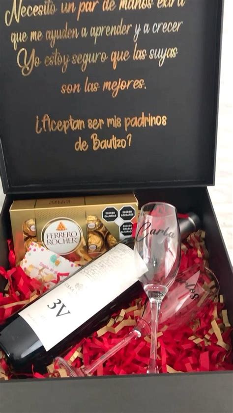 Caja petición padrinos XV años Invitación padrinos de boda