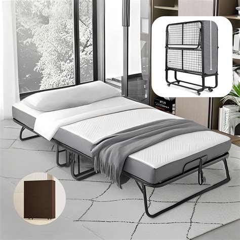 Mutital 200 X 90cm Twin Size Folding Bed For Adults With 13cm Mattress