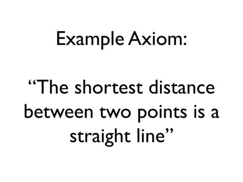 Advancing Testing Using Axioms Ppt