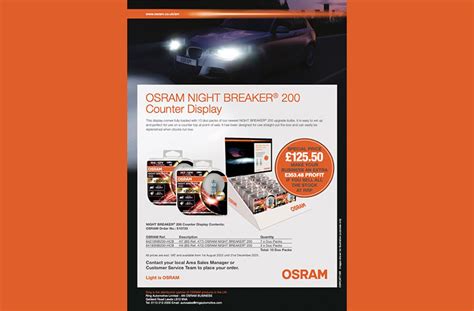 OSRAM Releases NIGHT BREAKER Counter Display Garage Wire