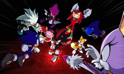 278099 Safe Artistrealshadowfan01 Amy Rose Sonic Blaze The Cat